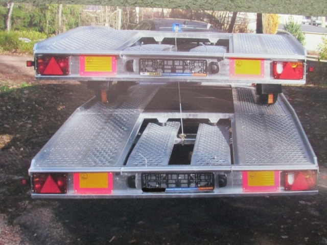 Autonkuljetustraileri Syland HP2, 2 aks., S-K27, Uusi