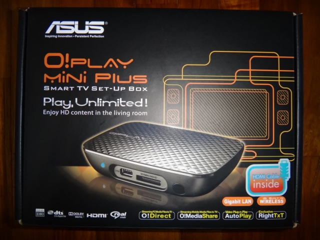 Asus O!Play MINI PLUS HD-mediatoistin