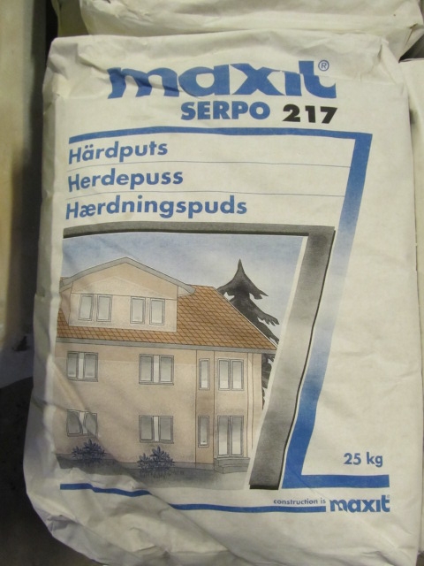 Rappaus laasti, Kovaan rappaukseen, Maxit, erä 6 säkkiä