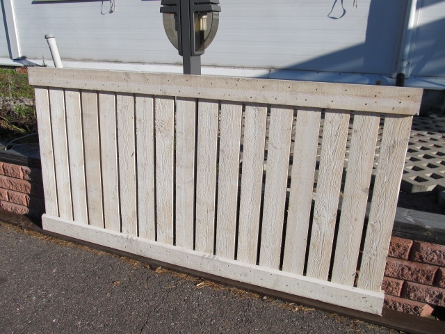 aitaelementti, 2m x 1m, valmiiksi pohjamaalattu, 8 kpl