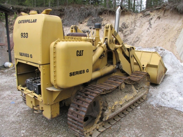 Telakuormaaja CAT 933G, 70-luku