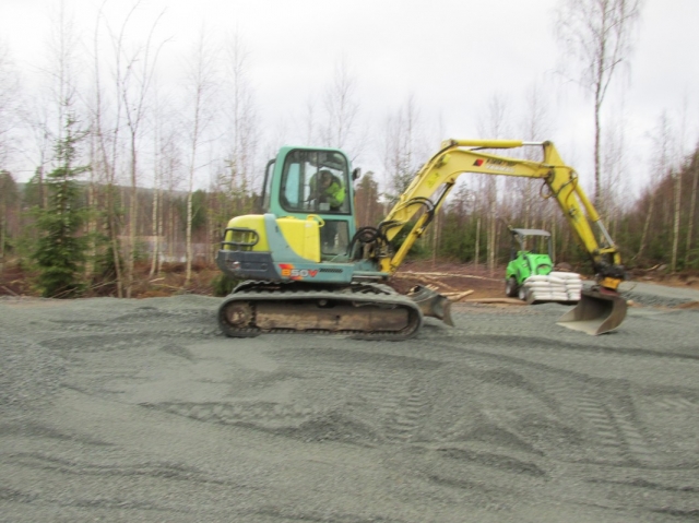 Mini-kaivuri Yanmar B50V -00, Encon varustuksella