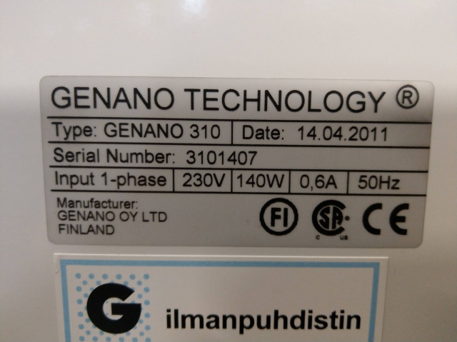 Ilmanpuhdistaja Genano 310