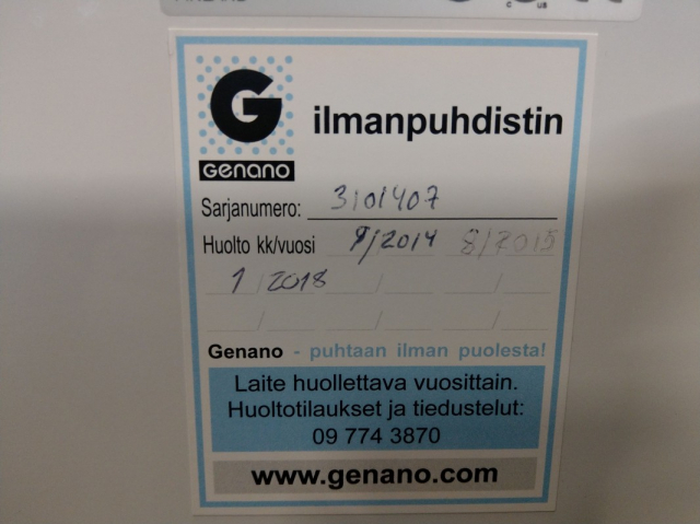 Ilmanpuhdistaja Genano 310